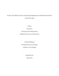 Towards a new madwoman theory : reckoning the pathologization of ...
